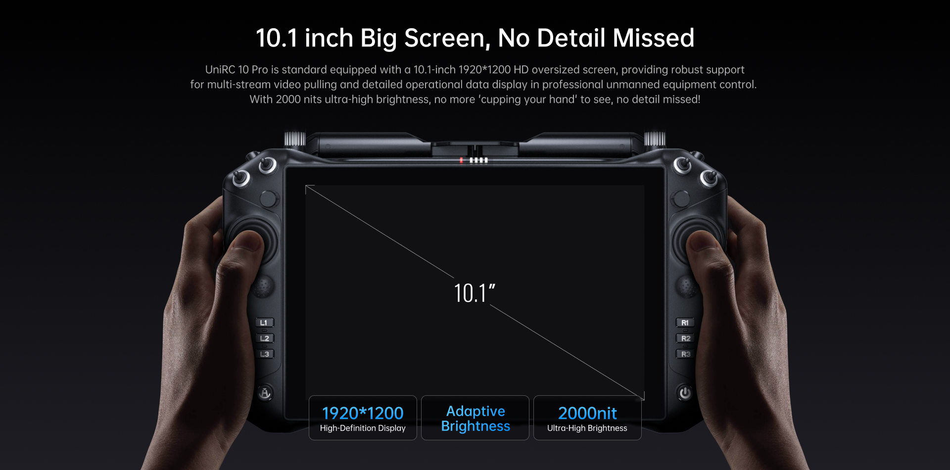 UniRC 10 Pro_Handheld Ground Station_Link & Controller - SIYI ...